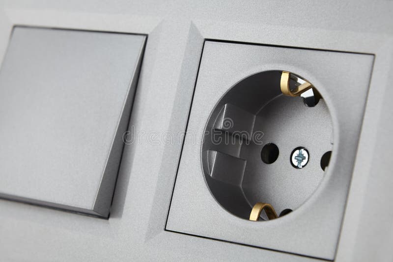 European Standard Electrical Switch and Socket, Set for Household ...