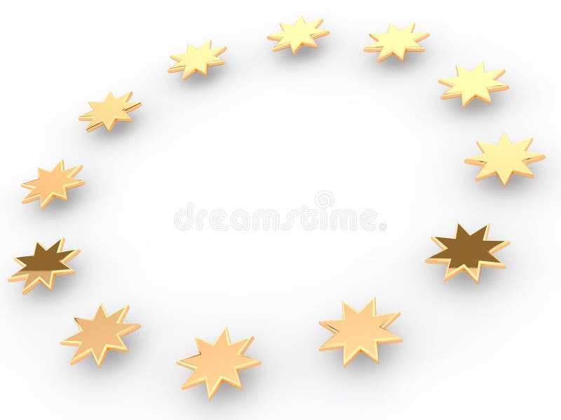 European stars (vector) stock vector. Illustration of imagine - 12121215