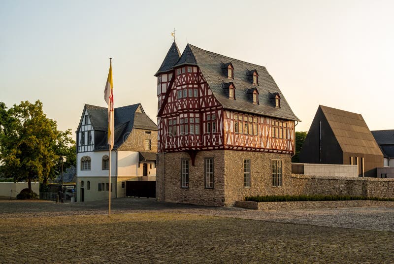 European Stone and Wood Construction Stock Image - Image of beautiful ...