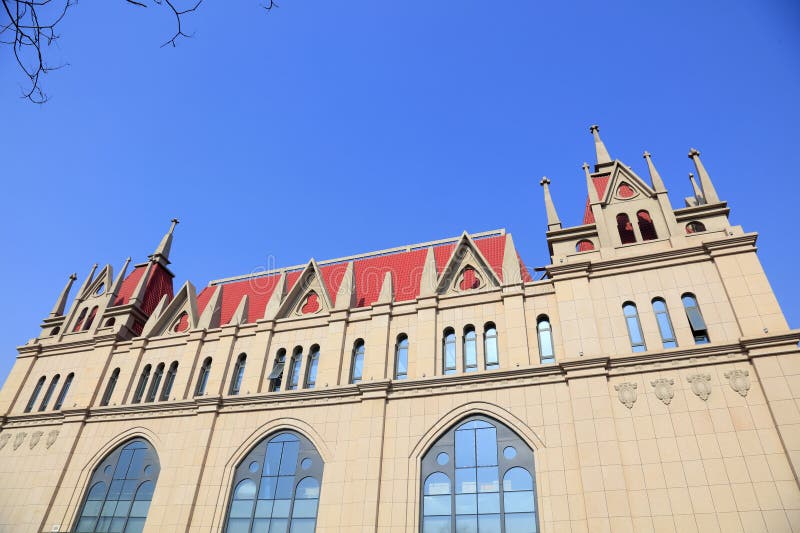 European Style Architectural Scenery Stock Photo - Image of exterior ...