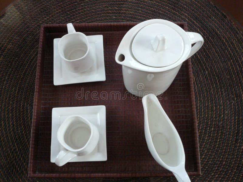 European Style tea set stock image. Image of container - 9409017