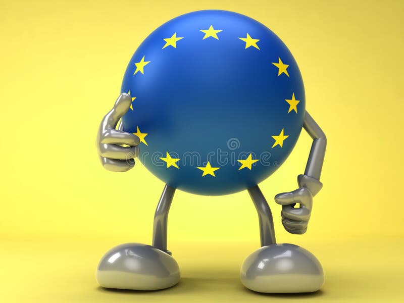 European success stock illustration. Illustration of flag - 69158545