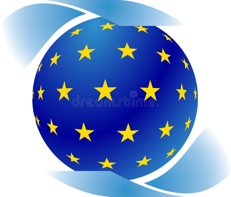 European map Euro coins stock vector. Illustration of money - 20749028