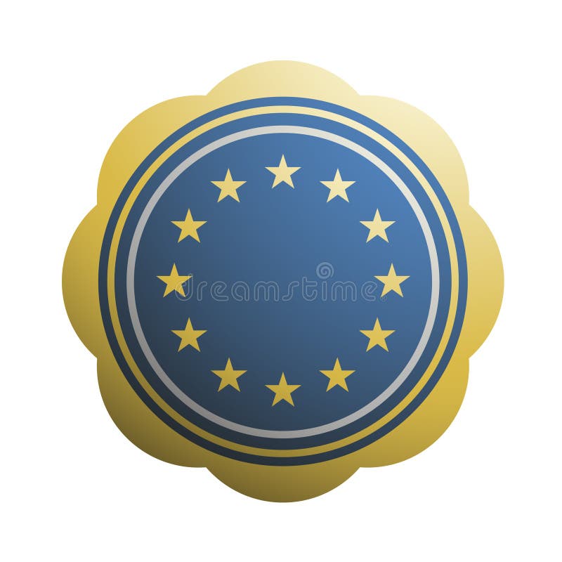 European symbol stock vector. Illustration of nation - 94996546