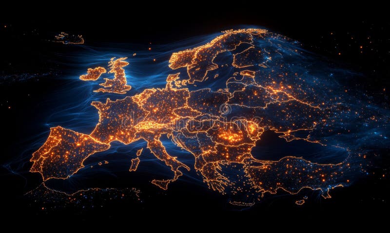 European Telecommunication and Data Transfer Networks with Global ...