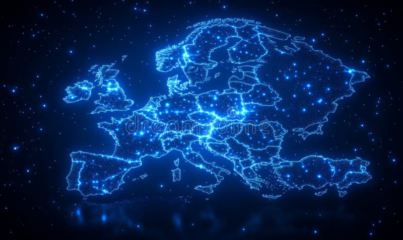 European Telecommunication and Data Transfer Networks with Global ...