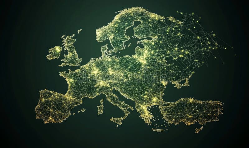 European Telecommunication and Data Transfer Networks with Global ...