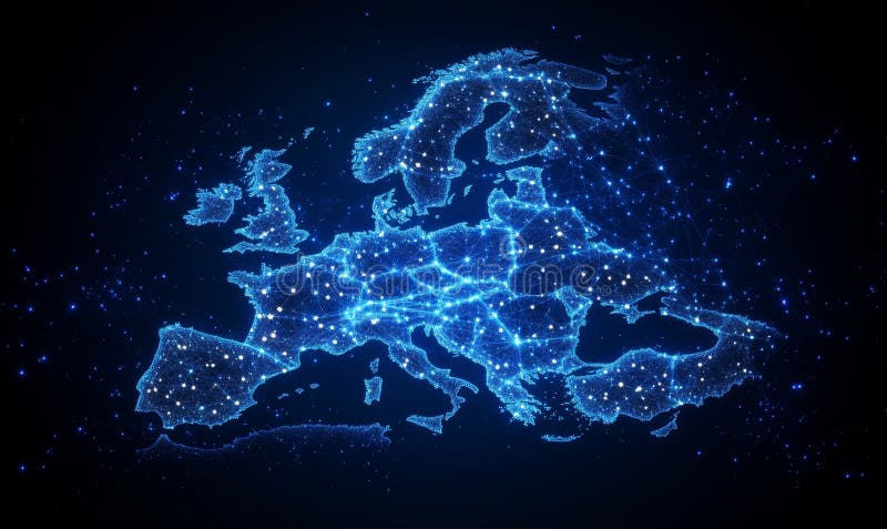 European Telecommunication and Data Transfer Networks with Global ...