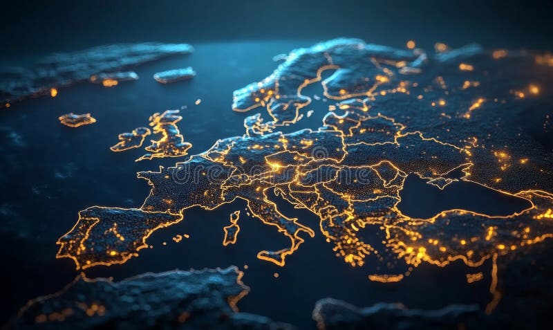 European Telecommunication and Data Transfer Networks with Global ...