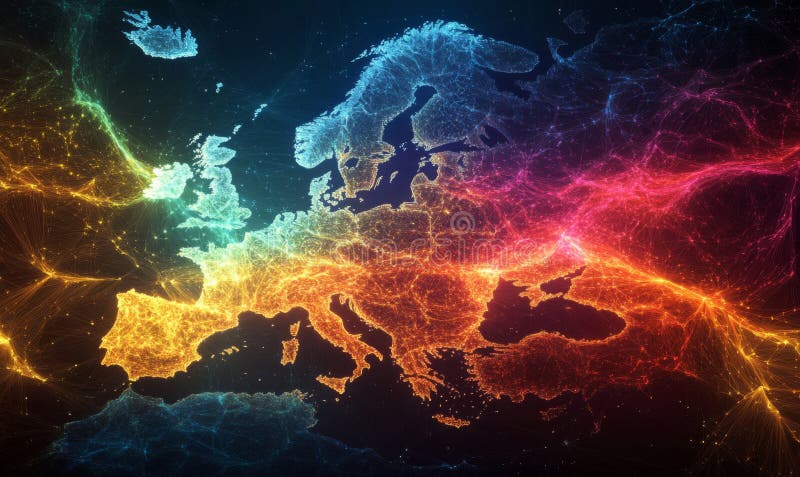 European Telecommunication and Data Transfer Networks with Global ...