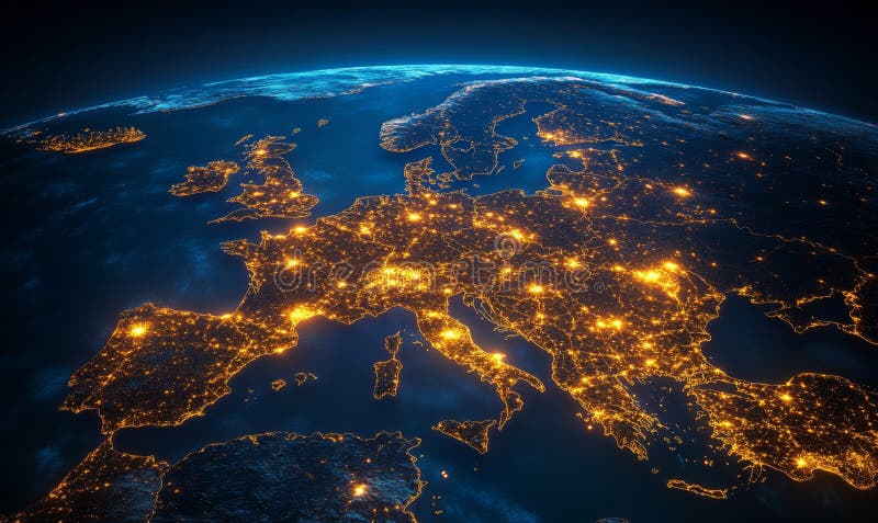 European Telecommunication and Data Transfer Networks with Global ...