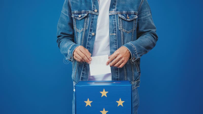 The European Union Ballot Box.AI Generated Image Stock Photo - Image of ...