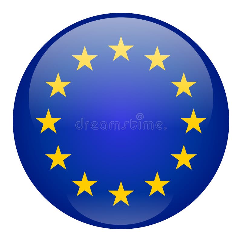 Europe European Union Flag Ribbon Prize Award Stock Illustration ...