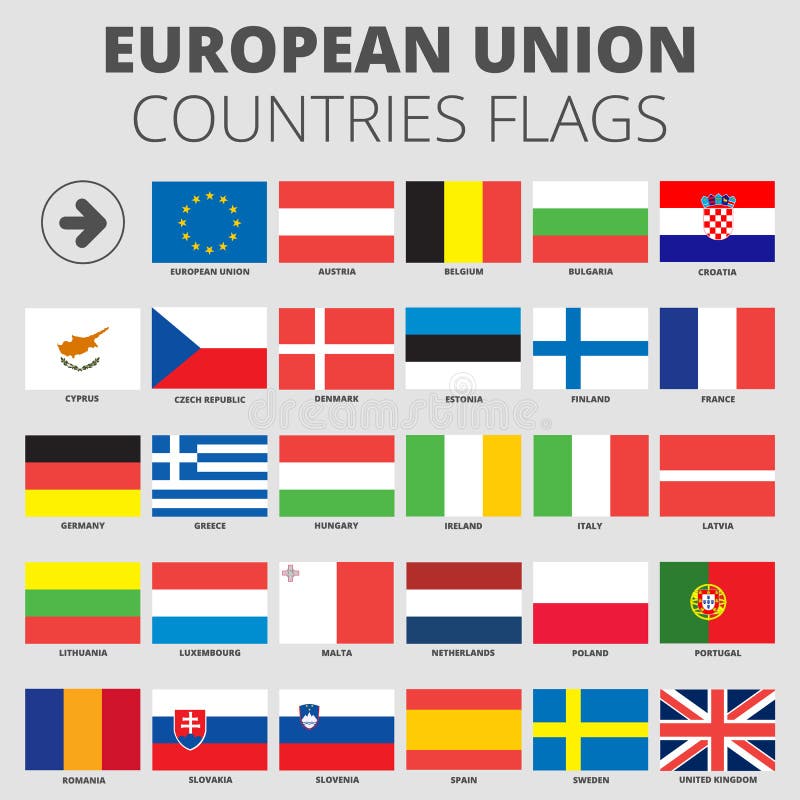 European Union Country Flags 2014 Stock Vector - Illustration of ... European Union Country Flags 2014 Stock Vector - Illustration of ...