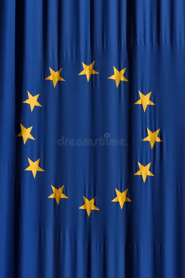 EU Flag Waving - European Union Background Stock Photo - Image of ...