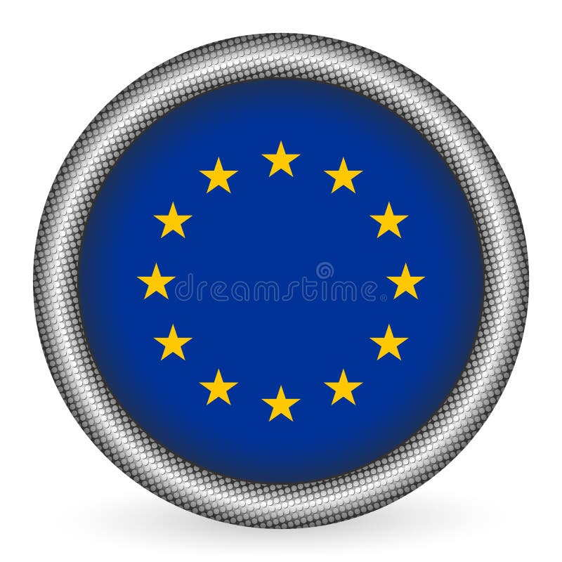 European Union icon stock illustration. Illustration of blue - 5240254