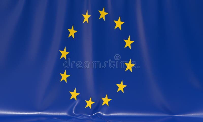 European Union Flag, Official Colors and Proportion Correctly Stock ...