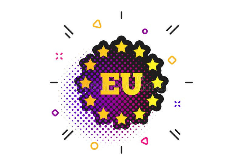 European Union Icon. EU Stars Symbol. Vector Stock Vector ...
