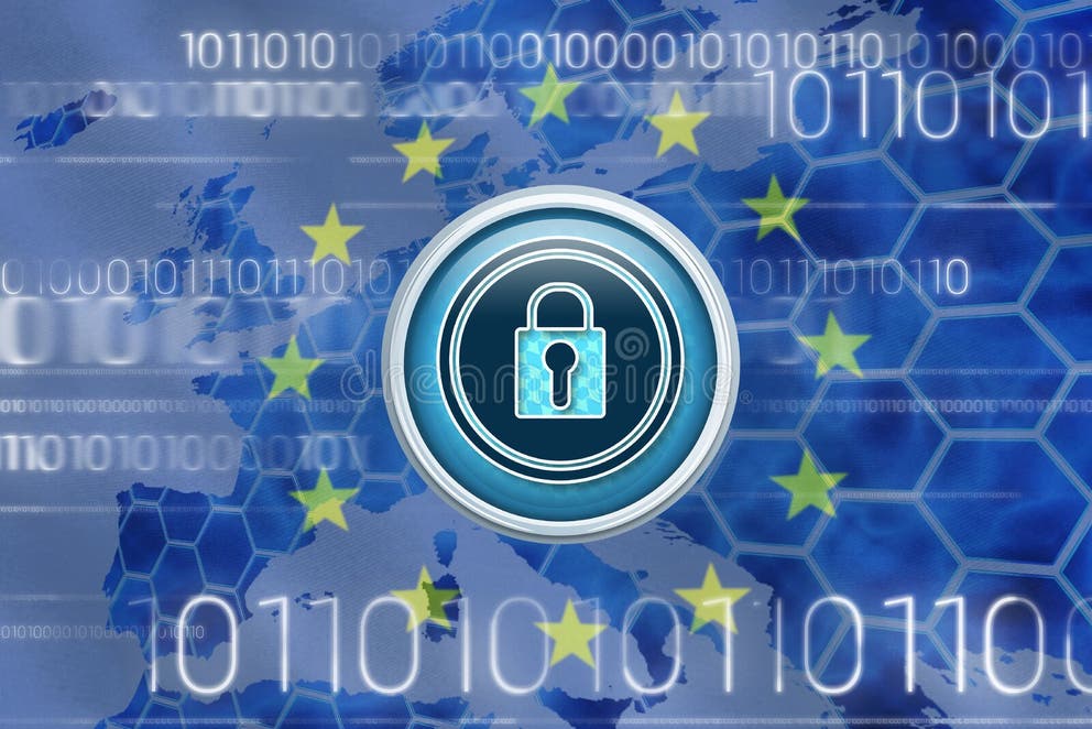 European Union locked stock illustration. Illustration of people ...