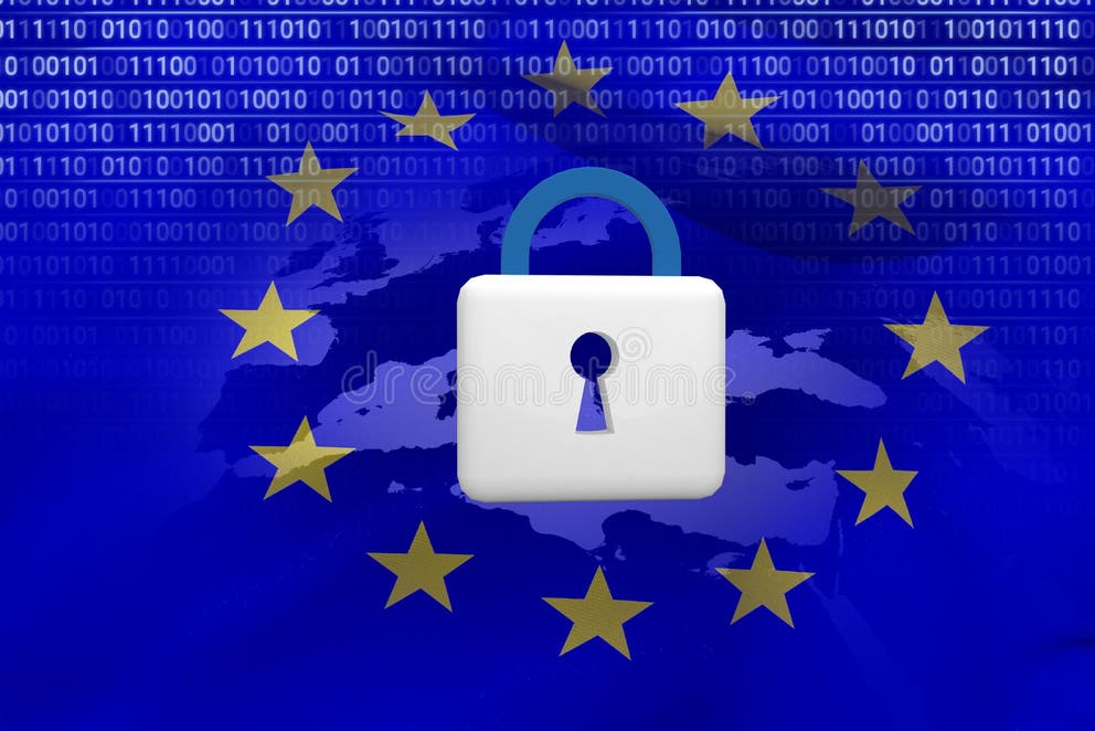 European Union locked stock illustration. Illustration of people ...