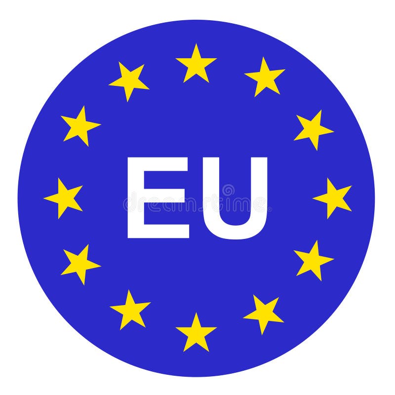European Union Symbol, Label or Sticker. Stock Illustration ...
