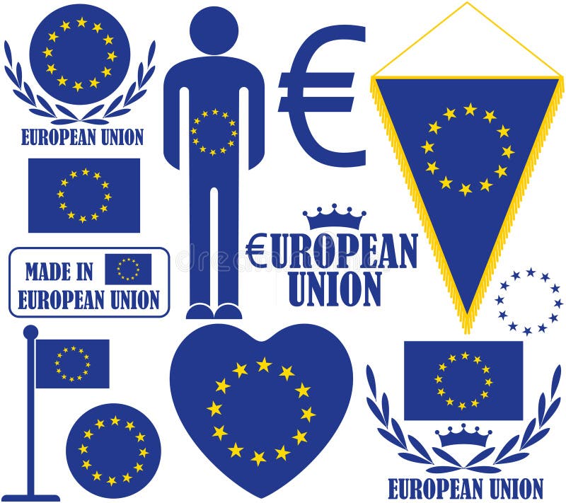 European Union stock vector. Illustration of laurel, vector - 49125535