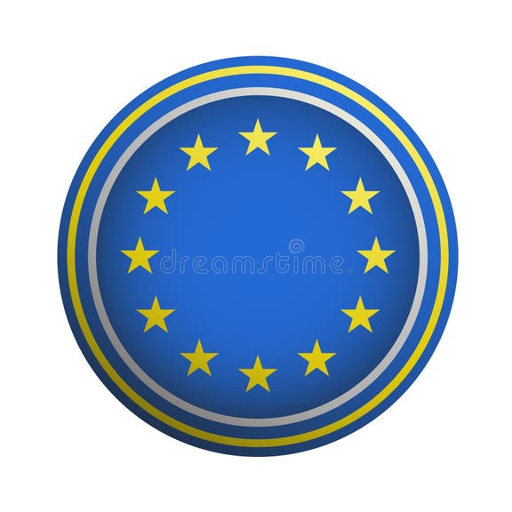 Europees symbool vector illustratie. Illustration of pictogram - 93661663