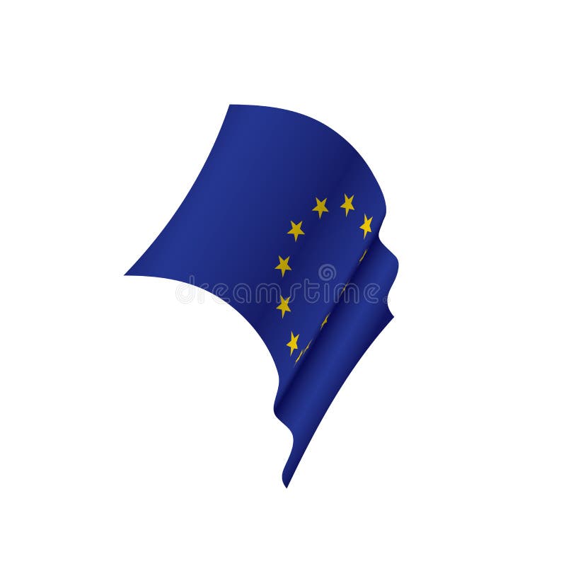Team Die Van Volkerenhanden De Europese Unie Vlag Opheffen Stock ...