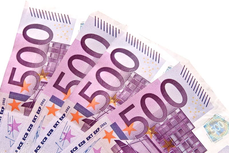 500 euros banknotes stock image. Image of pink, 2000 - 49309131