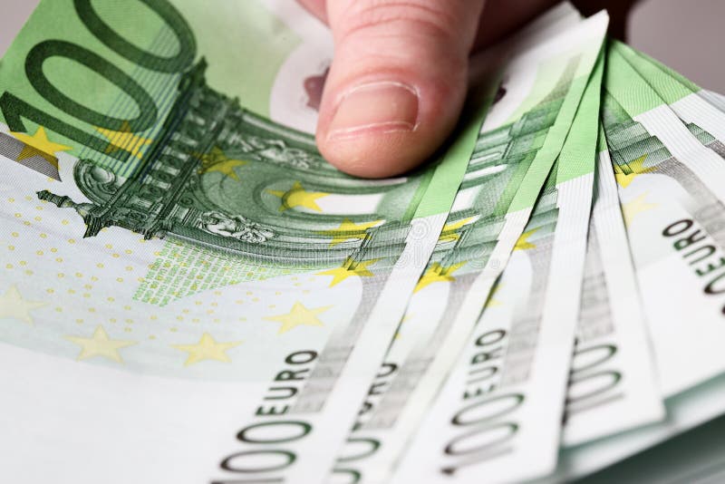 Euro Payment stock photo. Image of banknotes, payment - 10287568
