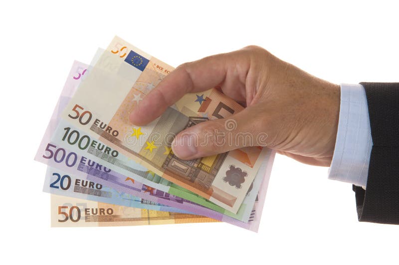 Euros in hand stock photo. Image of euro, financial, hold - 16219000