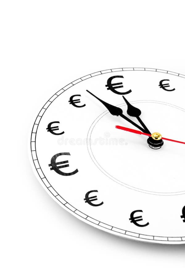 Euros time is money stock image. Image of time, european - 2101021
