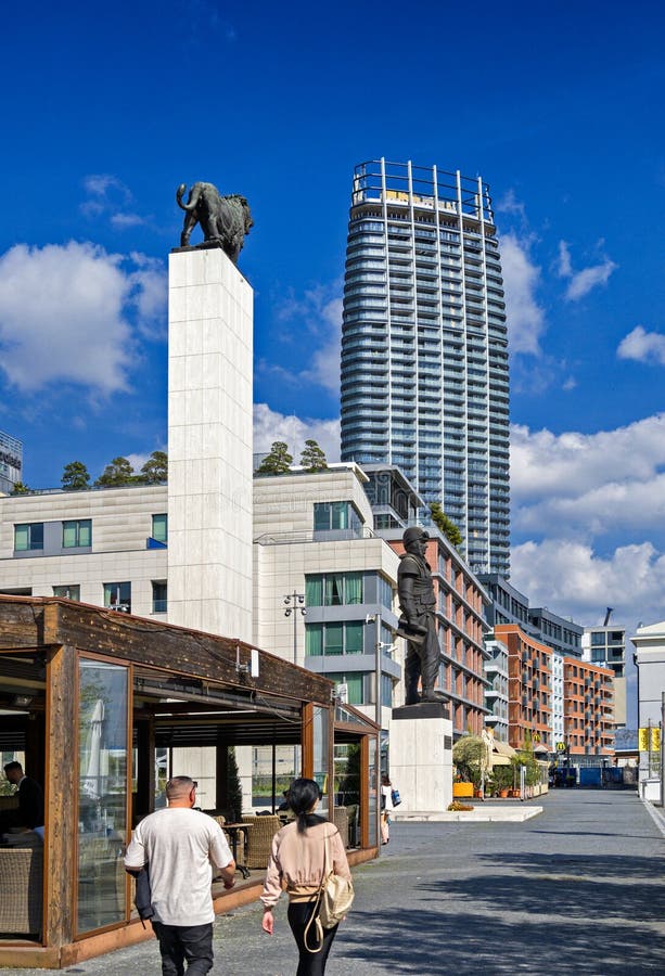 Eurovea editorial image. Image of modern, tower, eurovea - 277386265