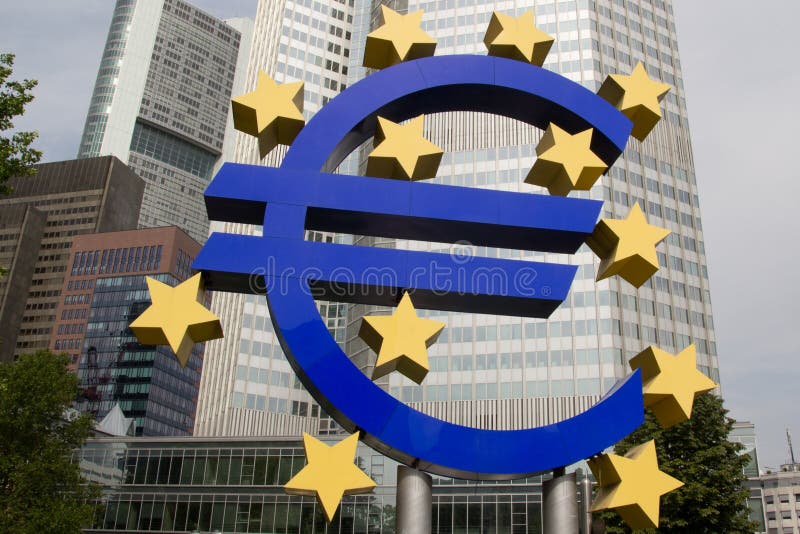 Eurozeichen redaktionelles stockbild. Bild von europa - 26680119