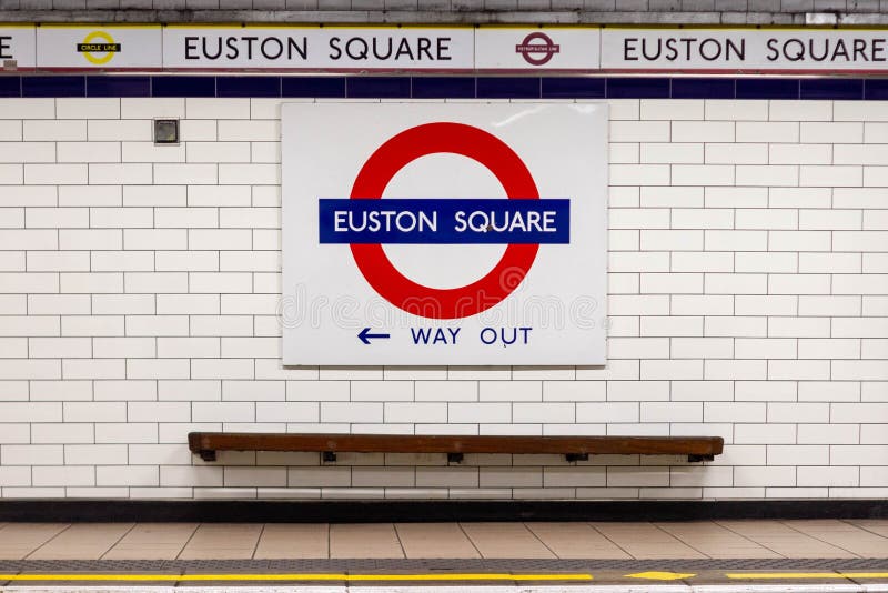 Euston Square Underground Station Editorial Stock Photo - Image of ...