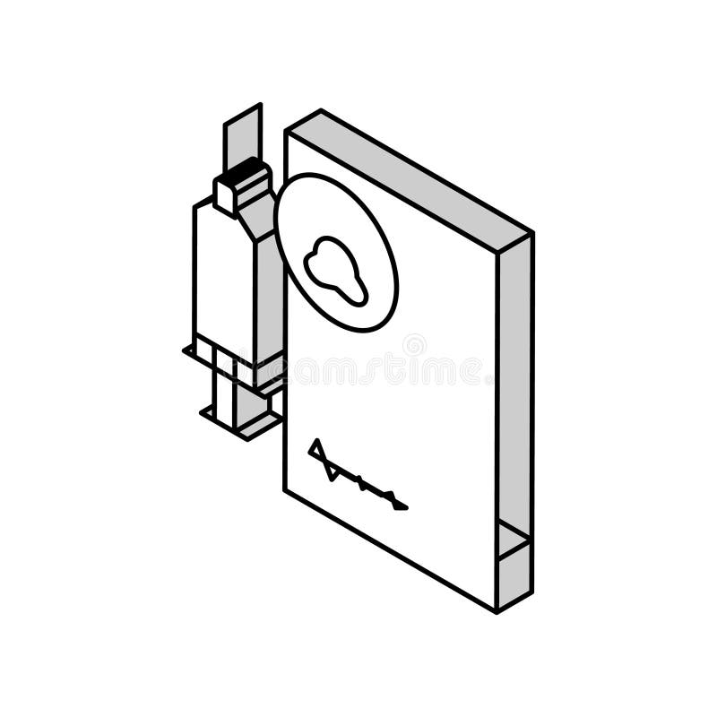 Euthanasia Domestic Pet Isometric Icon Vector Illustration Stock Vector ...