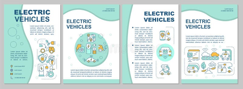 EV Base Propositions Brochure Template. Stock Vector - Illustration of ...