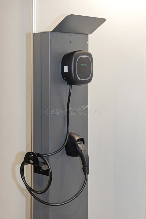 EV Charger Solar Controler stock image. Image of plug - 392718473