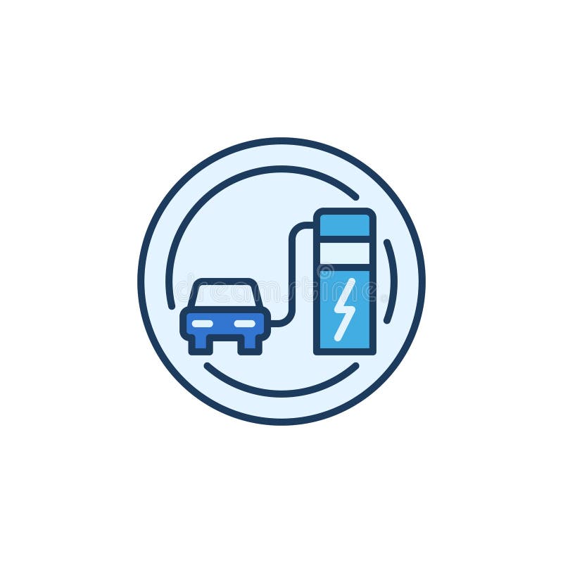 Ev Charging Icon Circle Stock Illustrations – 446 Ev Charging Icon ...