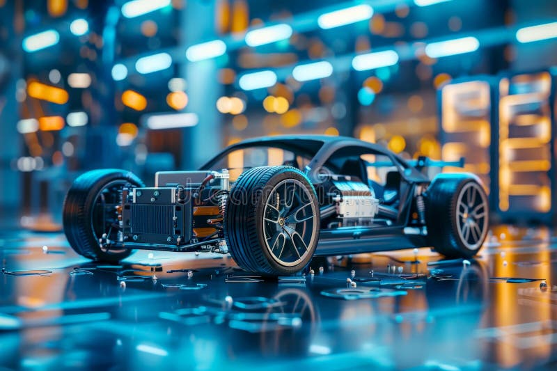 EV Electric Car System or Futuristic Automotive Technology .ai ...