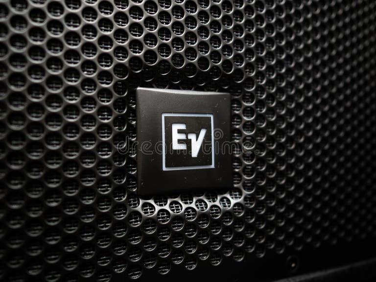 EV (Electro Voice) Logo Sign on a Loudspeaker Editorial Image - Image ...