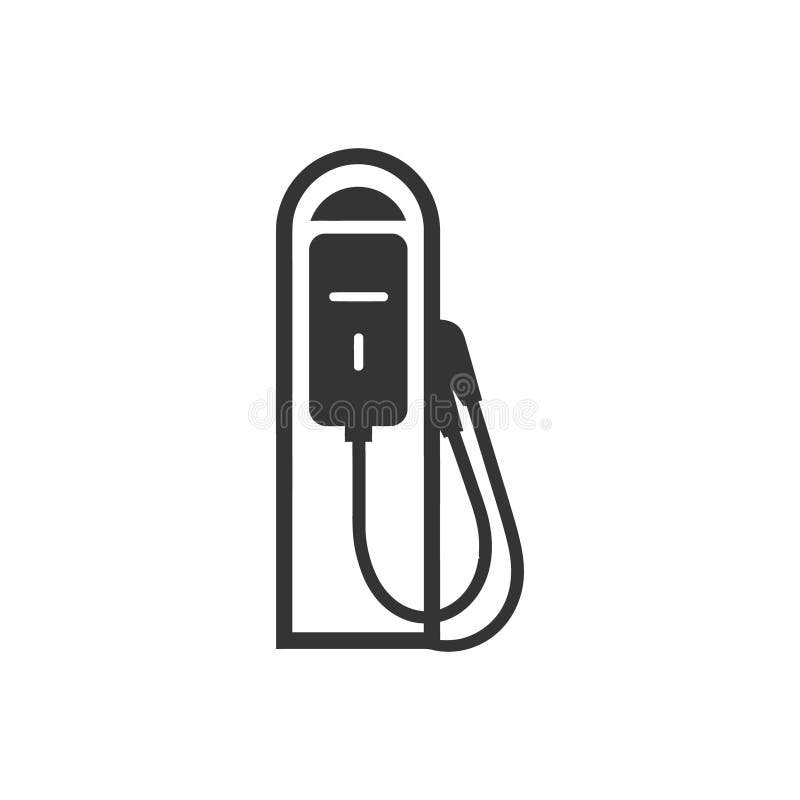 EV recharge station icon stock vector. Illustration of brand - 291960151