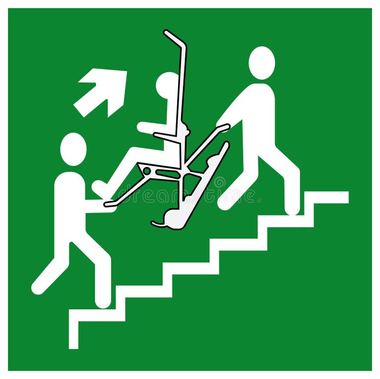 Evacuation Chair Stock Illustrations – 46 Evacuation Chair Stock ...