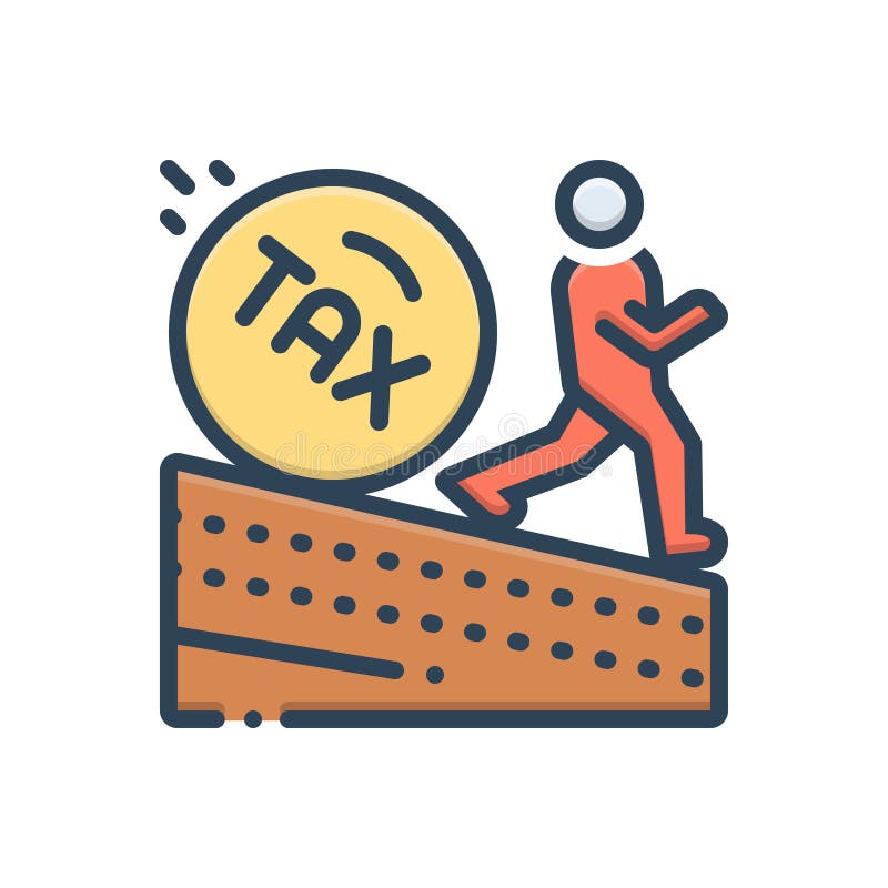 Color Illustration Icon for Evade, Abstain and Flinch Stock ...