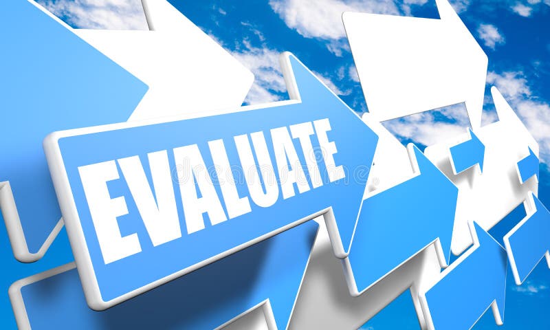 Evaluate stock illustration. Illustration of evaluation - 49025834