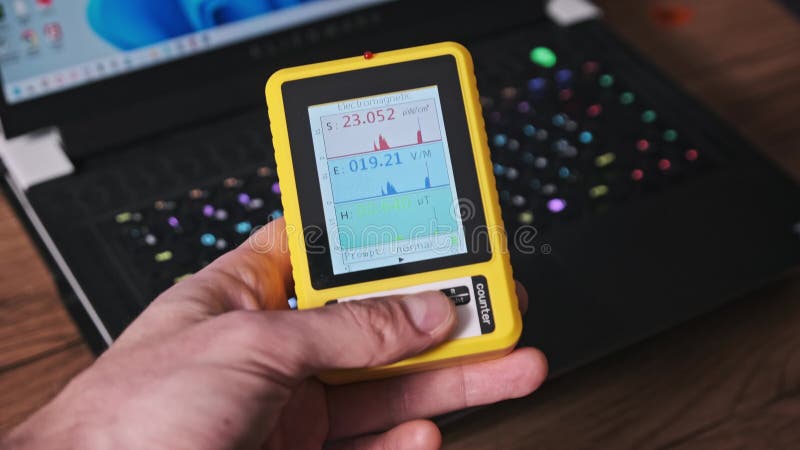 Evaluating Electromagnetic Exposure from Laptop Stock Footage - Video ...