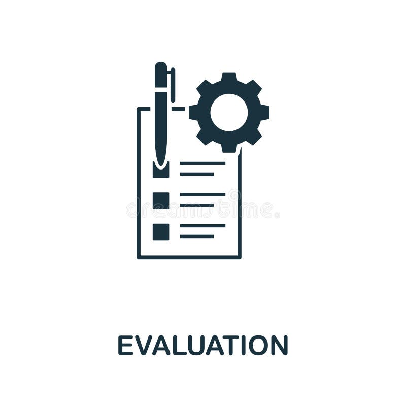 Evaluation Icon Symbol. Creative Sign from Quality Control Icons ...