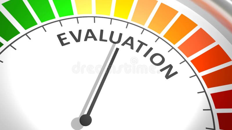 Evaluation Level Meter. Economic and Social Concept. Stock Footage ...
