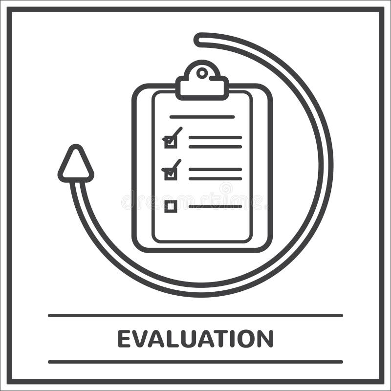 Evaluation. Vector Illustration Decorative Design Stock Vector ...