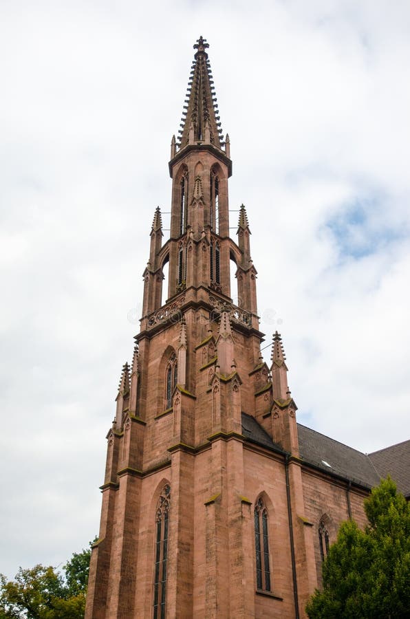 Protestant Church in Offenburg, Germany Editorial Stock Image - Image ...